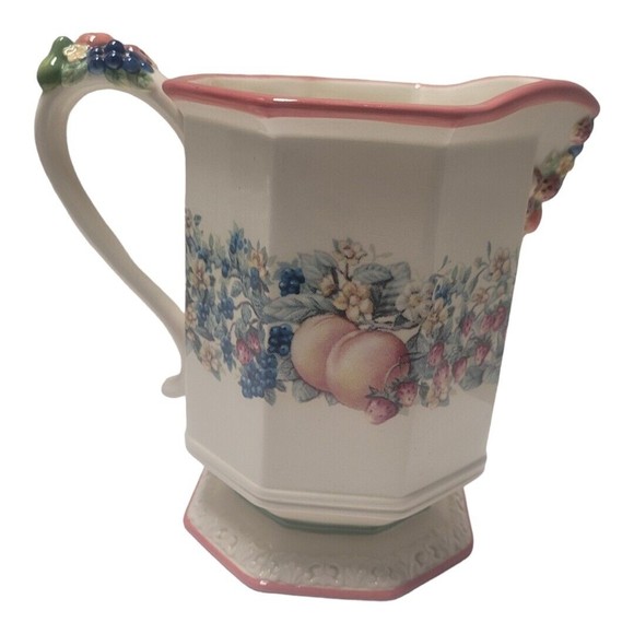 Avon | Dining | Avon Pitcher Vintage Sweet Country Harvest Ceramic ...